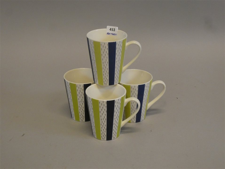 MUGGAR 4 st. Modern design efter mönster av Stig Lindberg ...