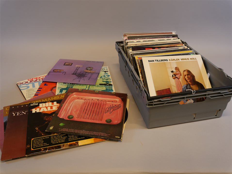 LP-SKIVOR. Bl.a Mats Ronander, Paul McCartney, Martin Rössel och Rob ...