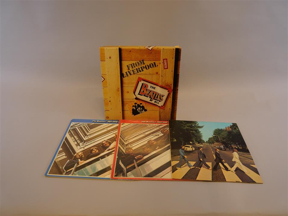 VINYLSKIVOR, LP. The Beatles – The Beatles box (8 st LP) – 1962-1966 ...