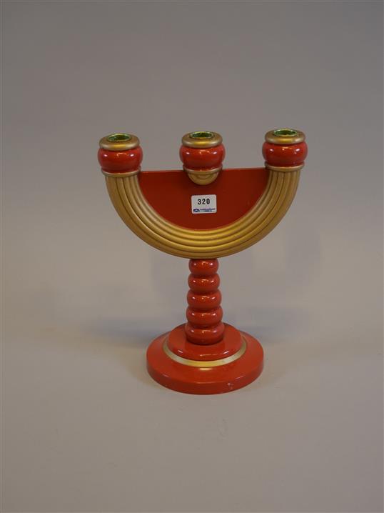 SANDBERGS NORA STAD. Ljusstake 3-armad. H. 26,5 cm. – Auktionshuset i ...