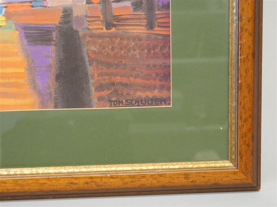 TON SCHULTEN. Tryck. Tavlans mått: 67×87 cm – Auktionshuset i Örebro AB