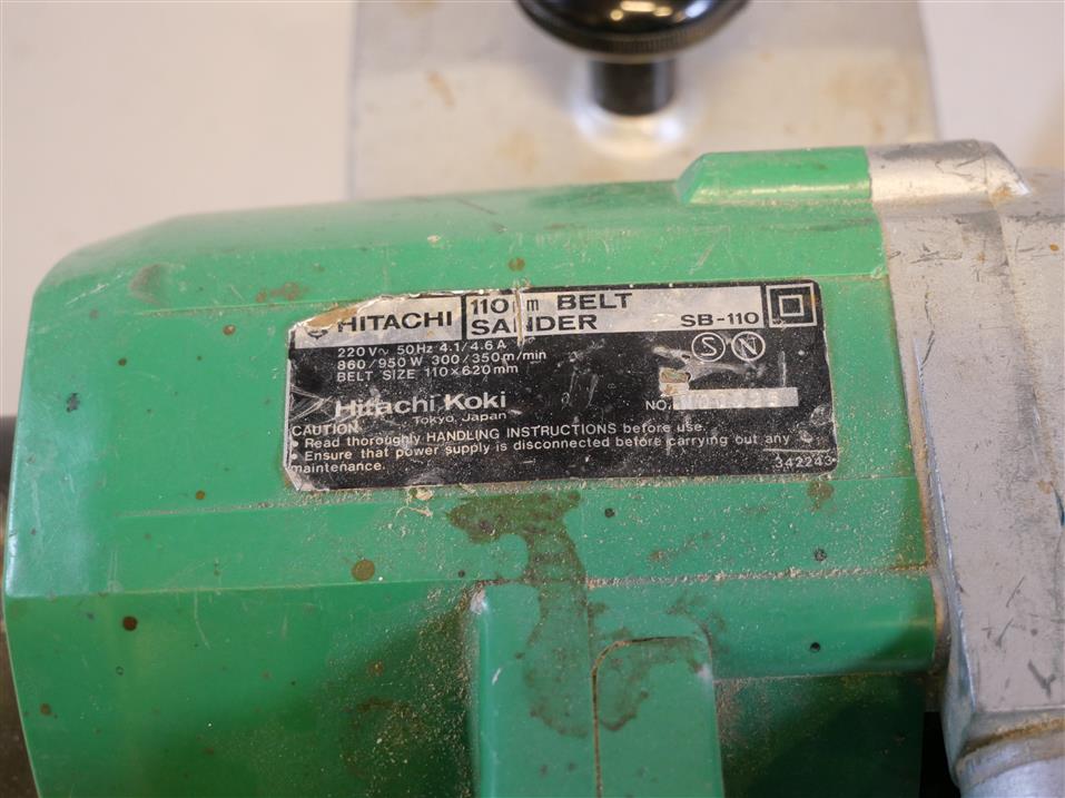 HITACHI Koki SB110 Bandslip. – Auktionshuset i Örebro AB