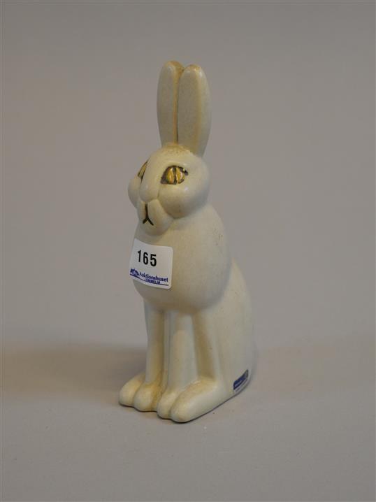 LISA LARSON. Figurin, hare. Från serien Skansen. Gustavsberg. H. 17 cm ...