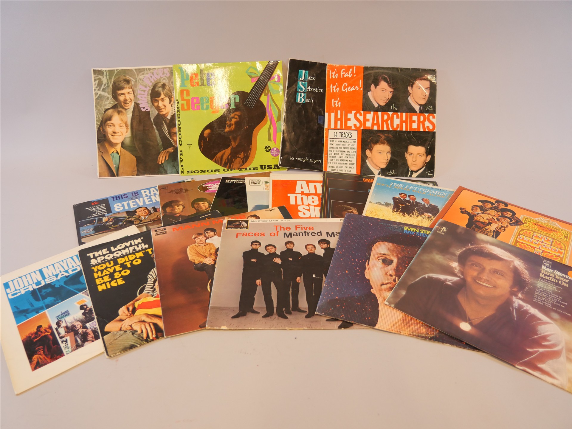 LP-SKIVOR bl a Jackson 5, Diana Ross, The Lettermen, Billy Preston, Ray ...